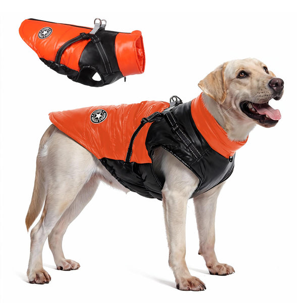 Reflective Warm Dog Jacket, Shiny Thick Dog Coat for Fall & Winter, P ...